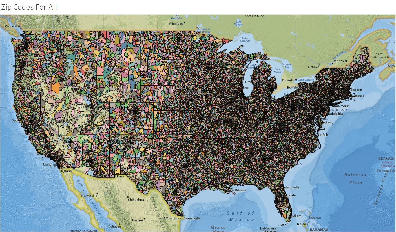 A Useful USA Zip Code Shapefile For Tableau And Alteryx Data Blends A Useful USA Zip Code Shapefile For Tableau And Alteryx Data Blends